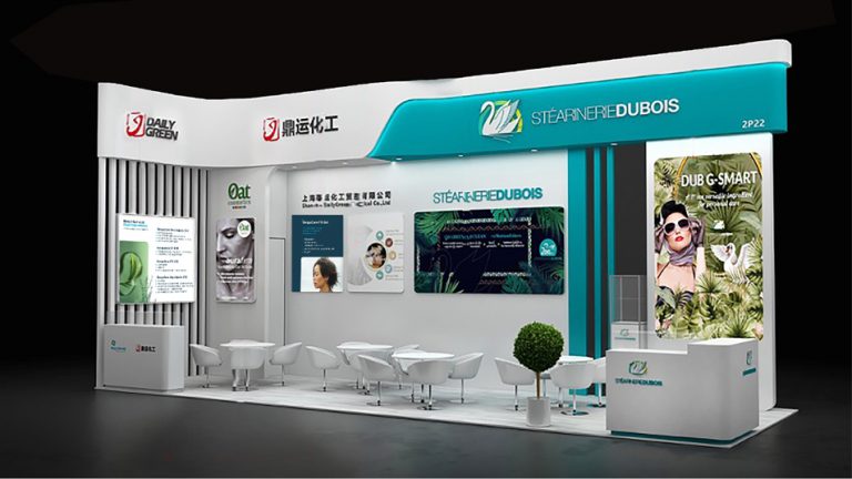 Exhibition Booth Backdrop Design - Dezain Studio